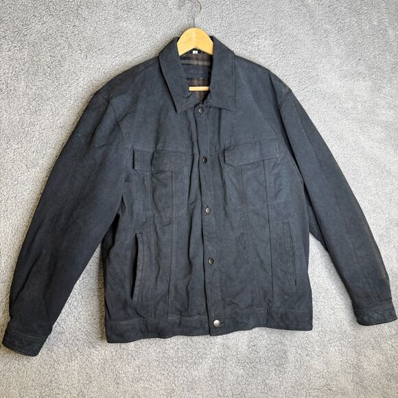 Savile Row | Jackets & Coats | Vintage Savile Row Leather Jacket Mens ...